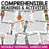 Spanish Reading Comprehension Activities BUNDLE Gallery Walk + DIGITAL ...